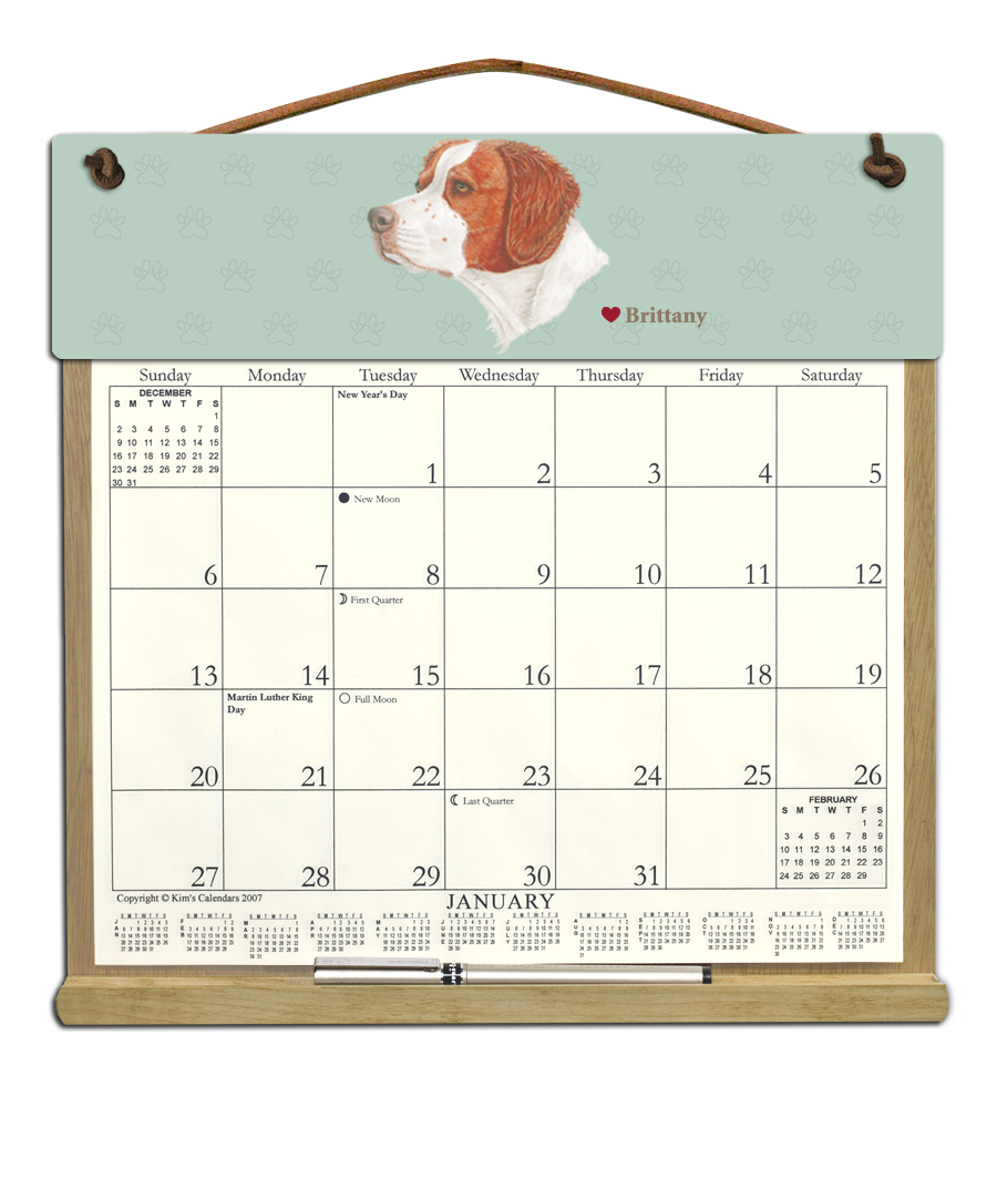 Brittany Large Holder(B) - $29.75 : Kims Calendars, Made in the USA ...